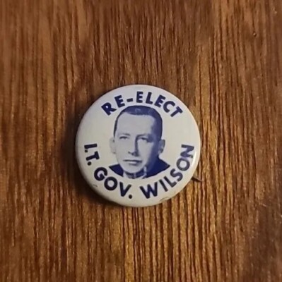 Vintage Lieutenant Governor Malcolm Wilson political campaign pin | eBay