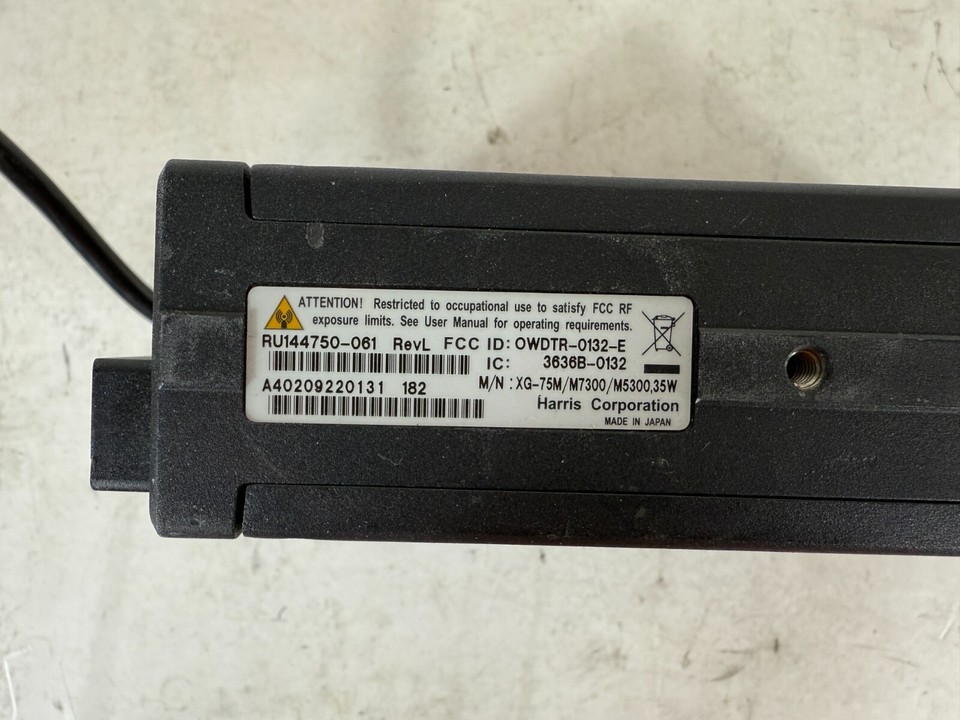 Harris Corporation XG-75M / M7300 / M5300, 35 W, Two Way Radio | eBay
