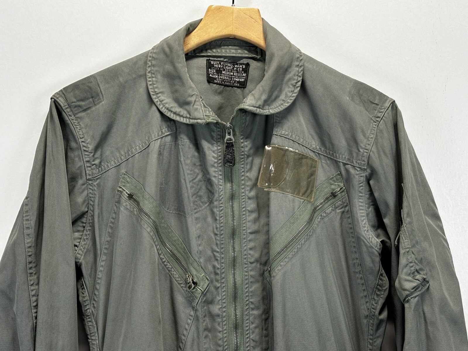 Vietnam Era K2B Flight Flying Man's Suit Very Light 1963 Medium Reg ...