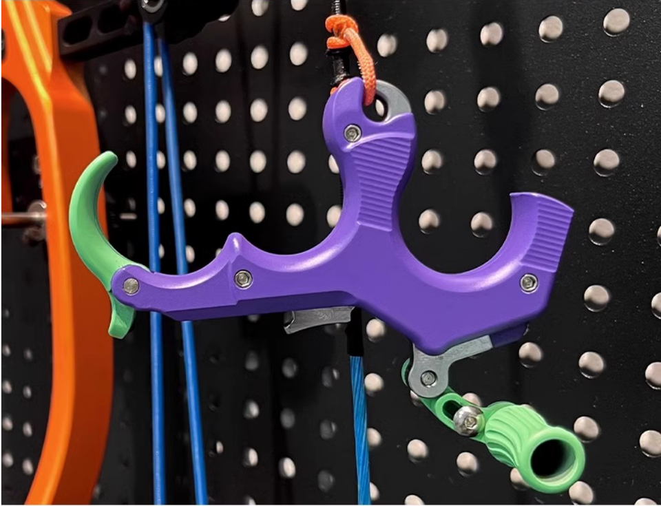 Compound Bow Release Aids 3 4 Finger Thumb Trigger Grip Archery ...