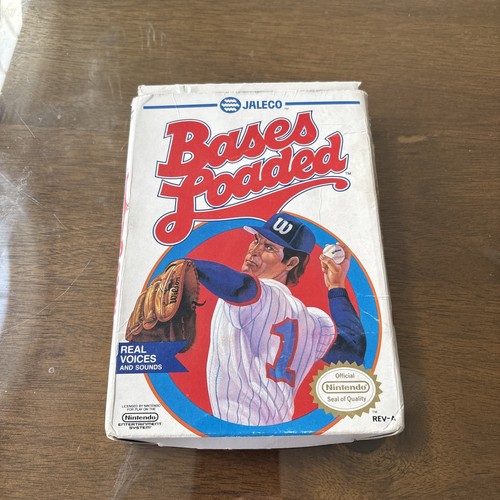 Bases Loaded Nintendo NES Video Game With Box, Foam, Sleeve, and Game ...