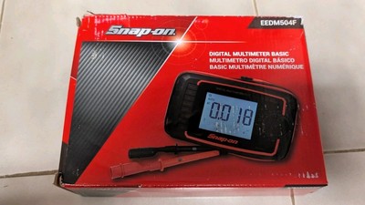 NEW Snapon EEDM504F Auto ranging Daylight Digital Multimeter Bonus Case ...