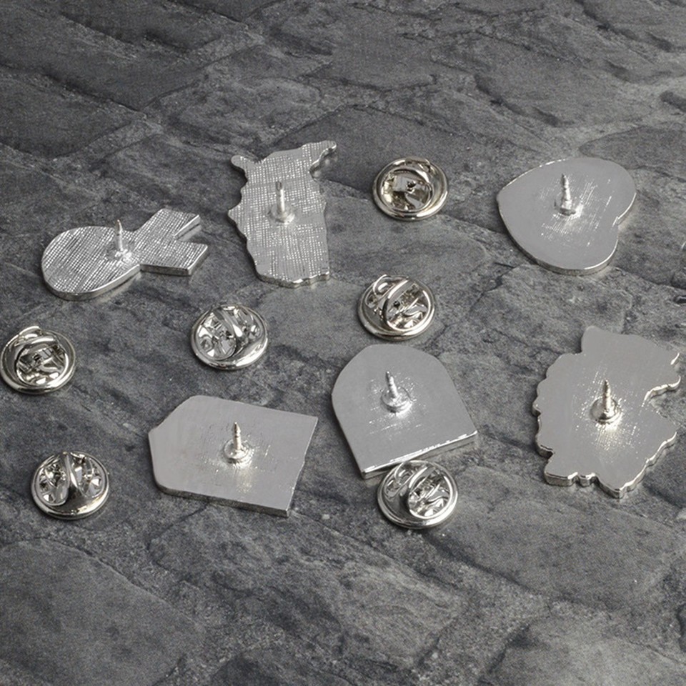 6pcs World Map Country Flag Breastpin Creative Brooches Unique Brooch ...