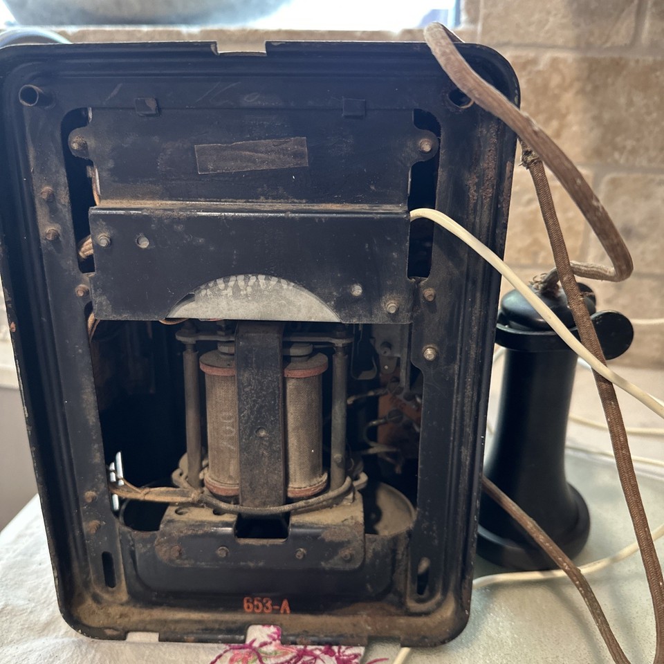 Western Electric 653-A Candlestick Wall PHONE Rotary Dial | eBay