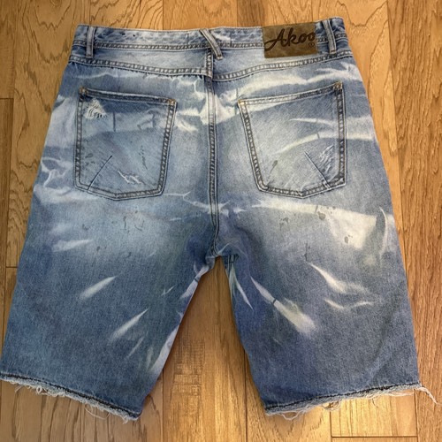 AKOO DENIM JEAN SHORTS STANDARD FIT 34 | eBay