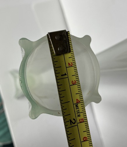 White Cased Glass Vases (2) 20 Inches | eBay