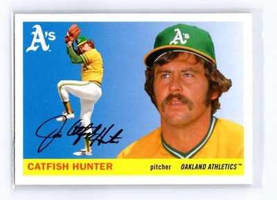 Catfish Hunter - 2020 Topps Archives #52 - Oakland Athletics | eBay