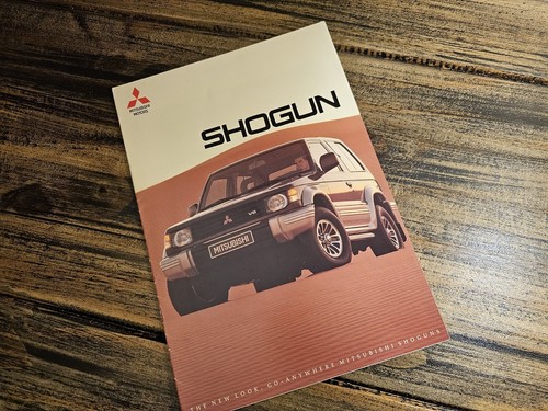 90s Mk2 Mitsubishi Shogun Dealer Brochure | eBay UK