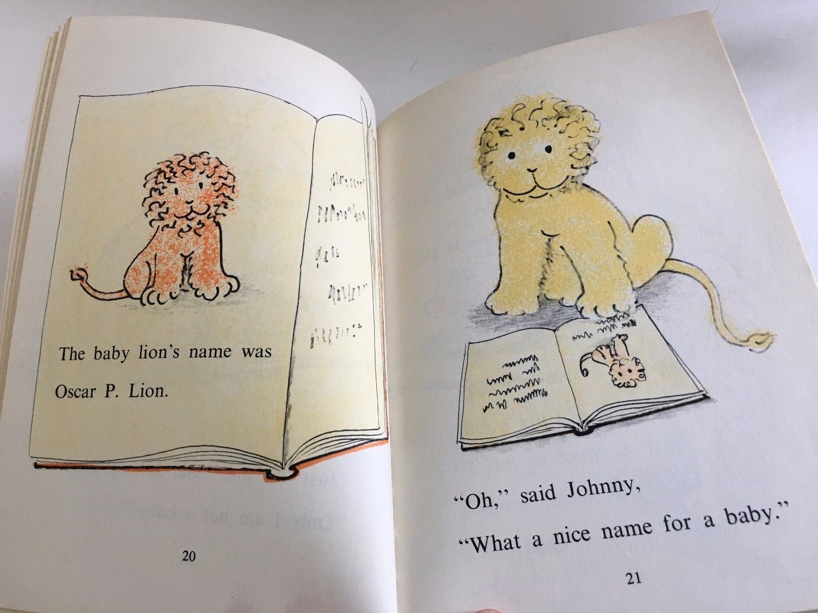 Vintage 1965 Johnny Lion's Book Edith & Clement Hurd I Can Read Book ...