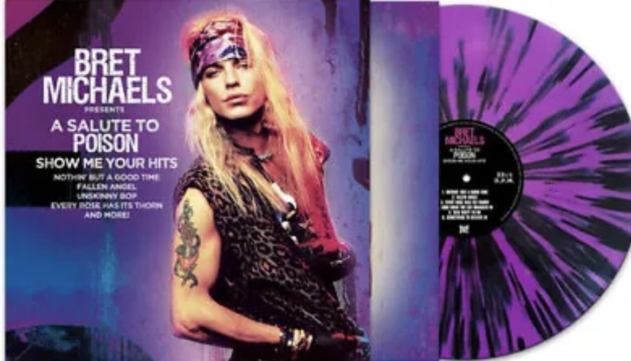 A Salute to Poison-Show Me Your Hits-Purple/Black Splatter by Michaels ...