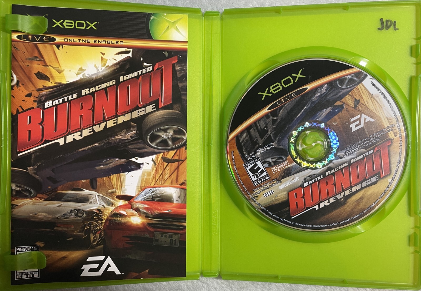 XBOX Burnout Revenge (Microsoft Xbox, 2005) Complete w/ Case & Manual ...