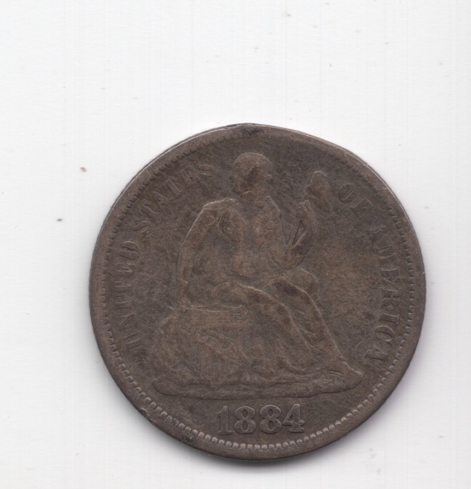 1884 Seated Liberty Dime Love Token FSW FWS SFW SWF WSF WFS | eBay