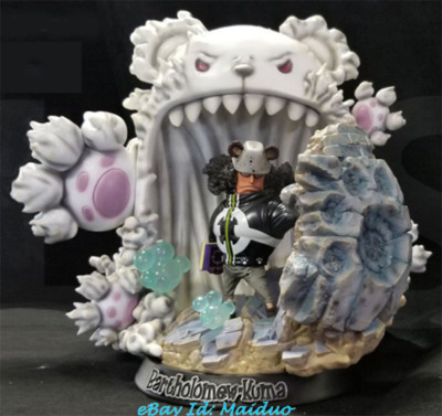 LBS Bartholemew Kuma Resin Figure Statue GK One Piece Collections New ...