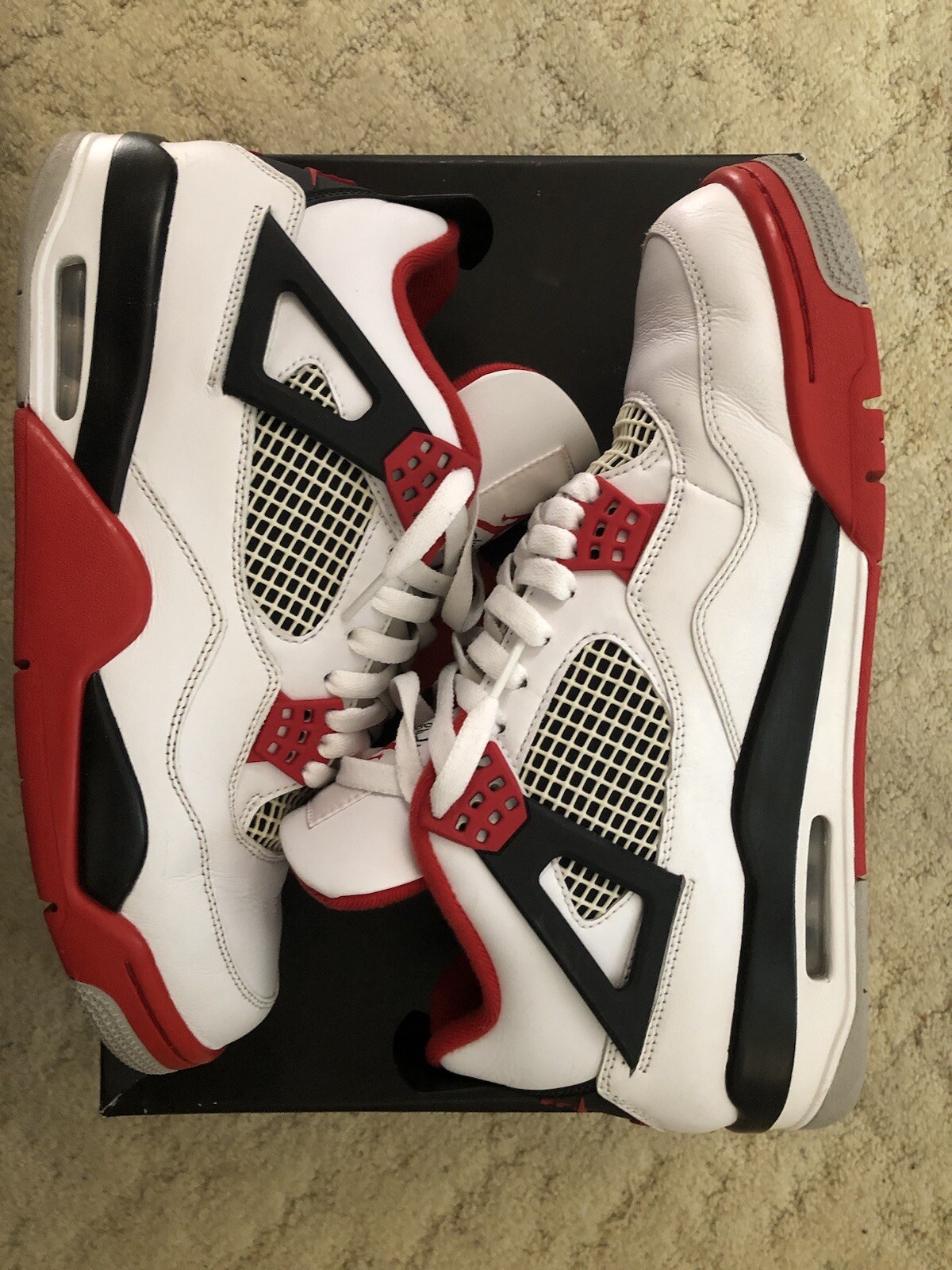 Air Jordan 4 Retro OG ‘Fire Red’ - (Size 10.5M) - Preowned 194499969969 ...