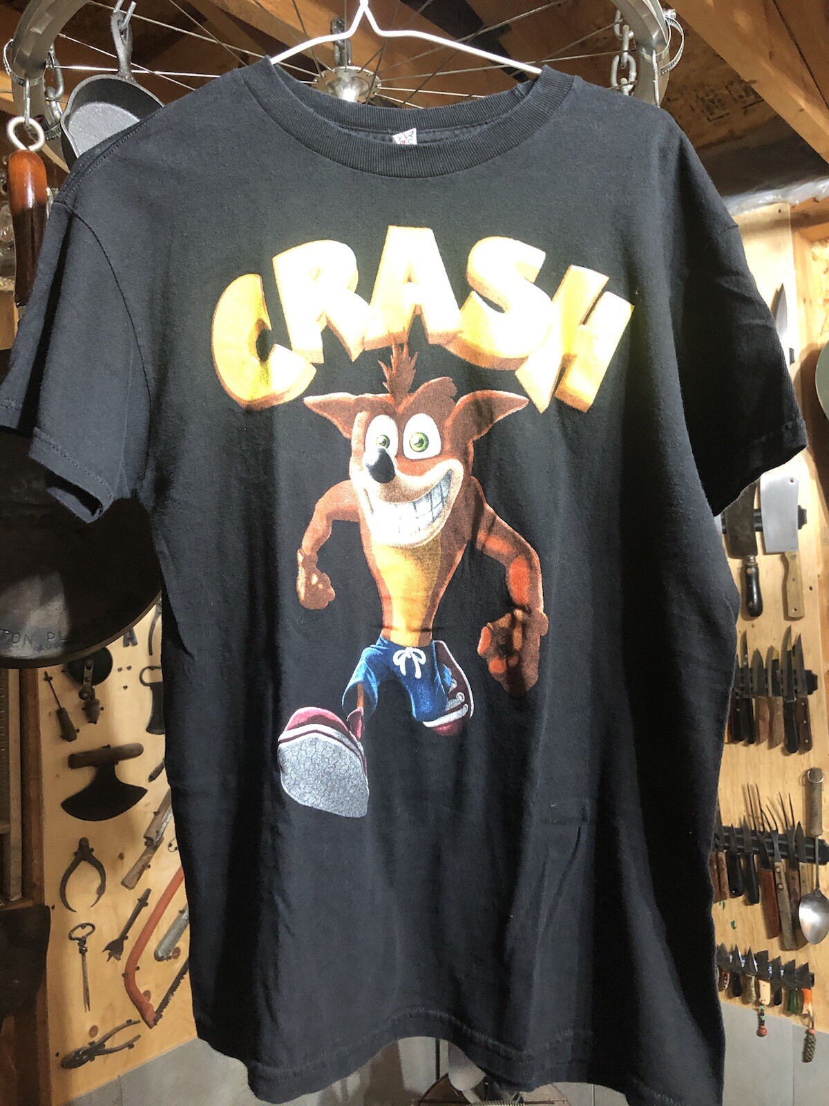Vintage Crash Bandicoot Shirt Y2K 90s Medium Sony Pla… - Gem