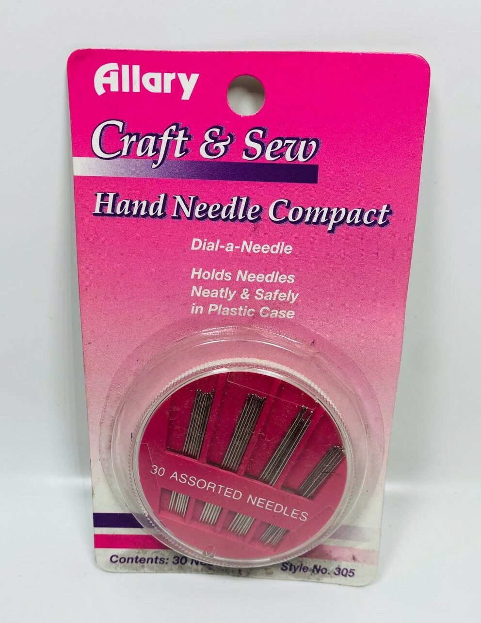 Set of 2 Allary Self threading Needle Compact 42 Assorted Needles | eBay