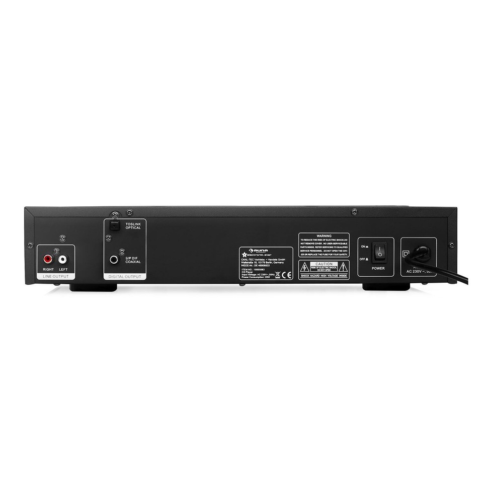 CD Player Hi Fi System Amplifier Portable MP3 USB Playback Music Remote ...