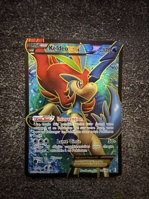 KELDEO EX FULL ART - POKÉMON 142/149 NOIR ET BLANC FRONTIÈRES FRANCHIES ...