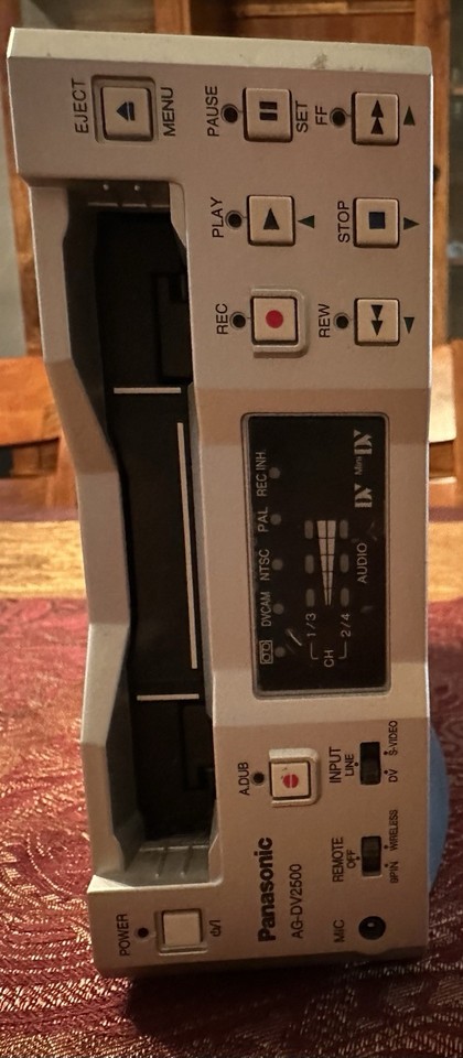Panasonic AG-DV2500 MiniDV DVCAM VCR Deck NTSC Pal with Remote | eBay