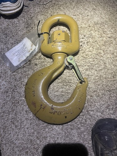 CROSBY 4.5 50H Swivel Sling Hook, 22 ton Working Load Limit Alloy | eBay