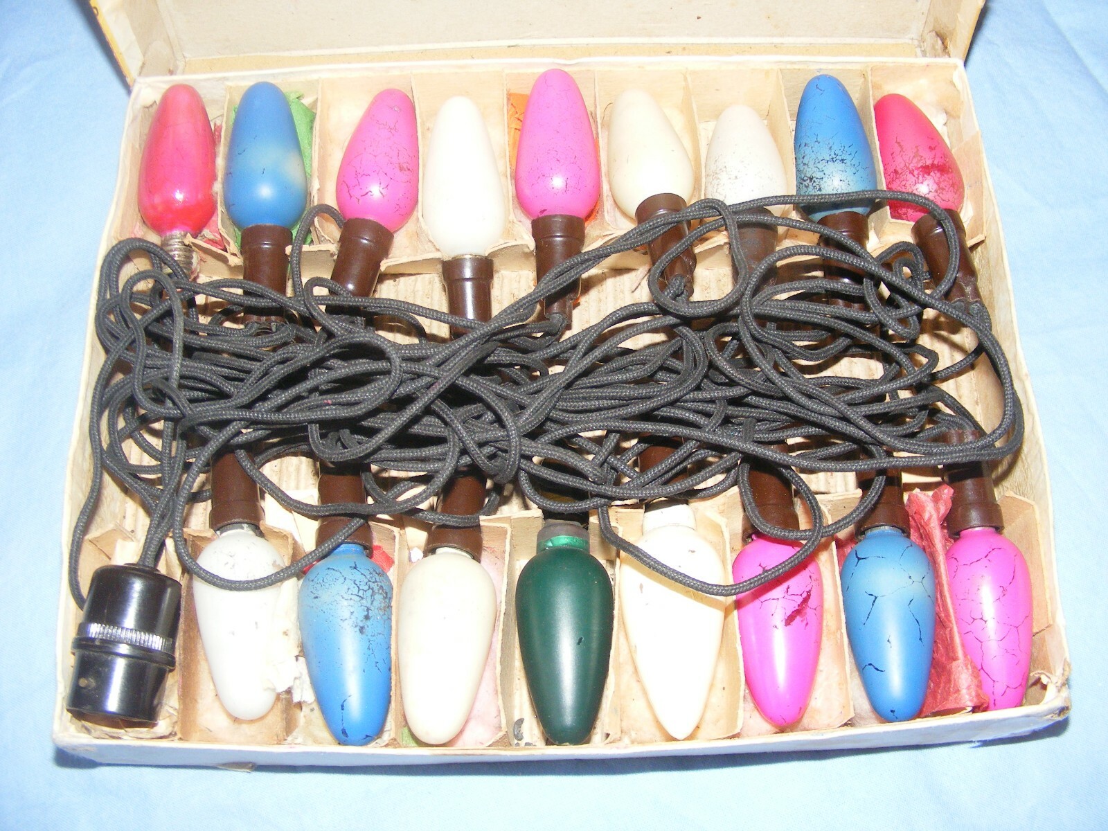 Pifco Vintage Christmas Tree Decoration Lights Bulbs Lamps Working ...