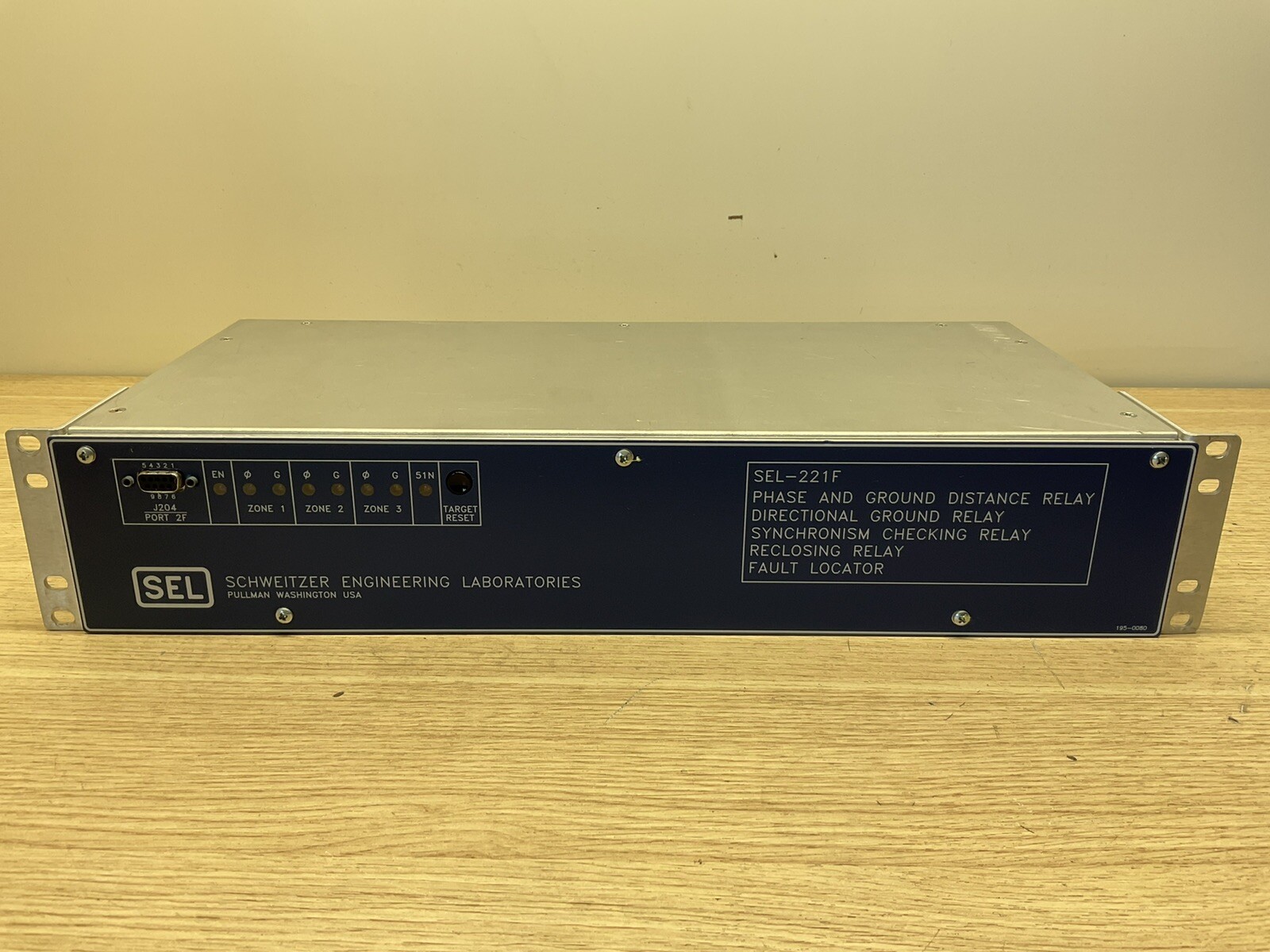 Schweitzer SEL-221F Phase and Ground Distance Relay /GAR744 | eBay