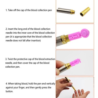 50Pcs 30g Soft Blood Glucose Medical Collecting Lancet Needles Diabetes ...