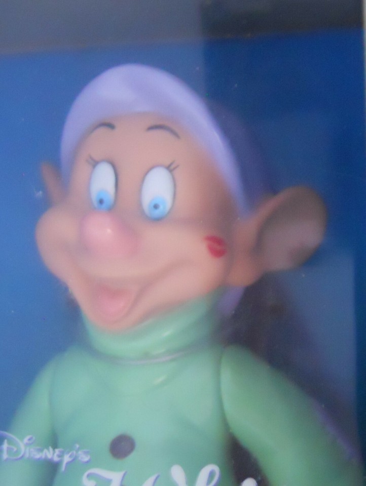 Disney DOPEY Stackable Dwarf Color Change Doll Mattel Barbie Snow White ...