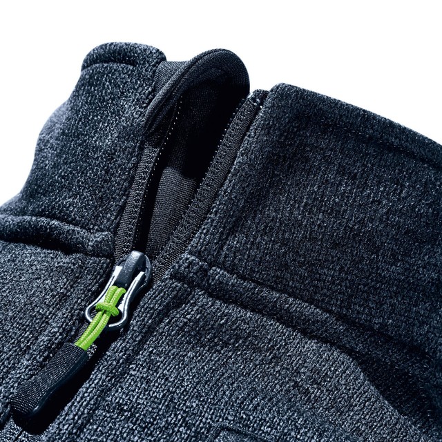 Festool Jacket Vets And Shawl Sweatjacke Farbe Blau Melange Größe L ...