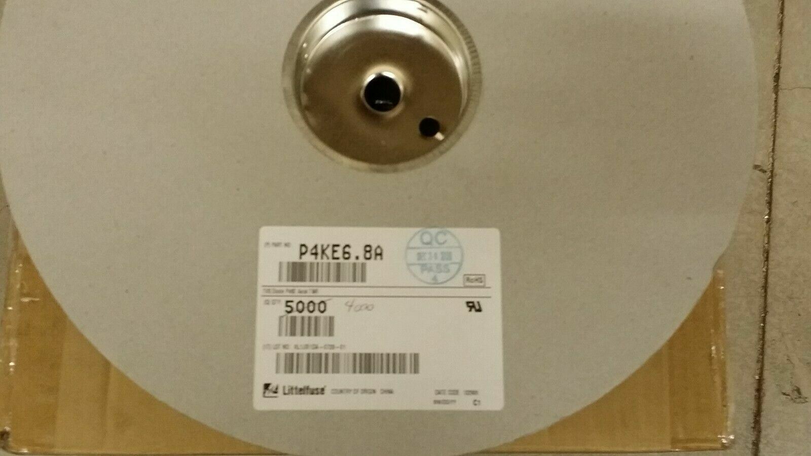 (10 PCS) P4KE6.8A LITTELFUSE 10.5V Clamp 39A Ipp Tvs Diode DO-204AL (DO ...