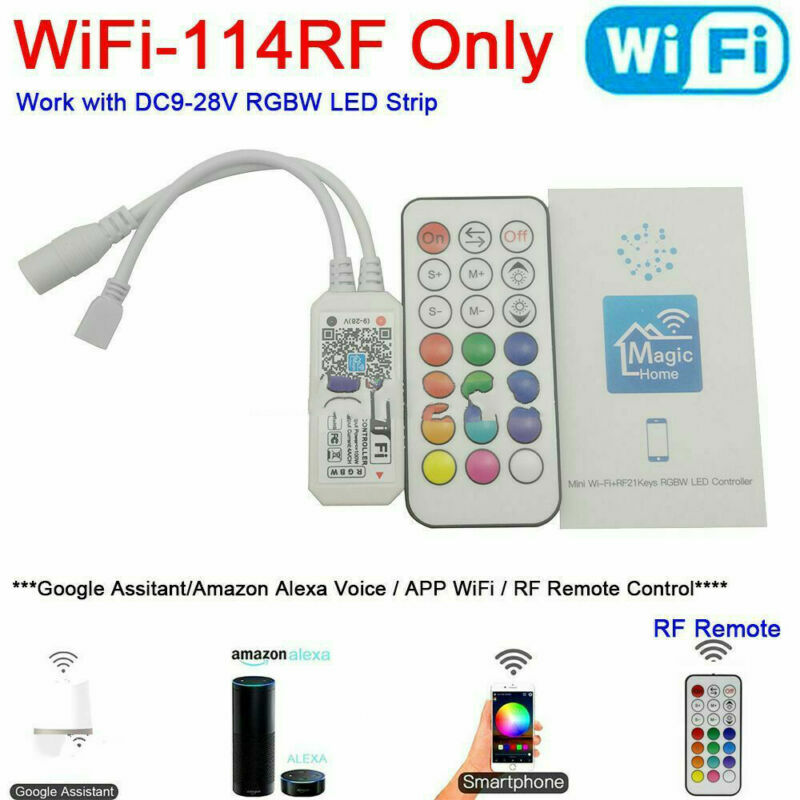 Magic Home BT Wifi RGB RGBW RGBWC LED Strip Controller Smartphone ...