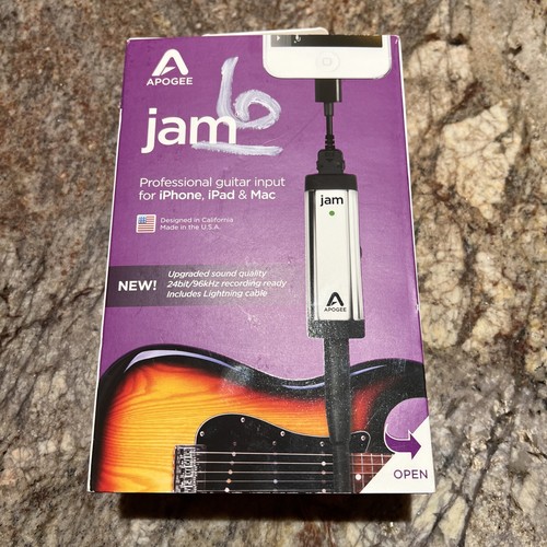 Apogee Jam 96K Guitar Interface Imput For IPhone IPad & Mac Exc. Cond ...