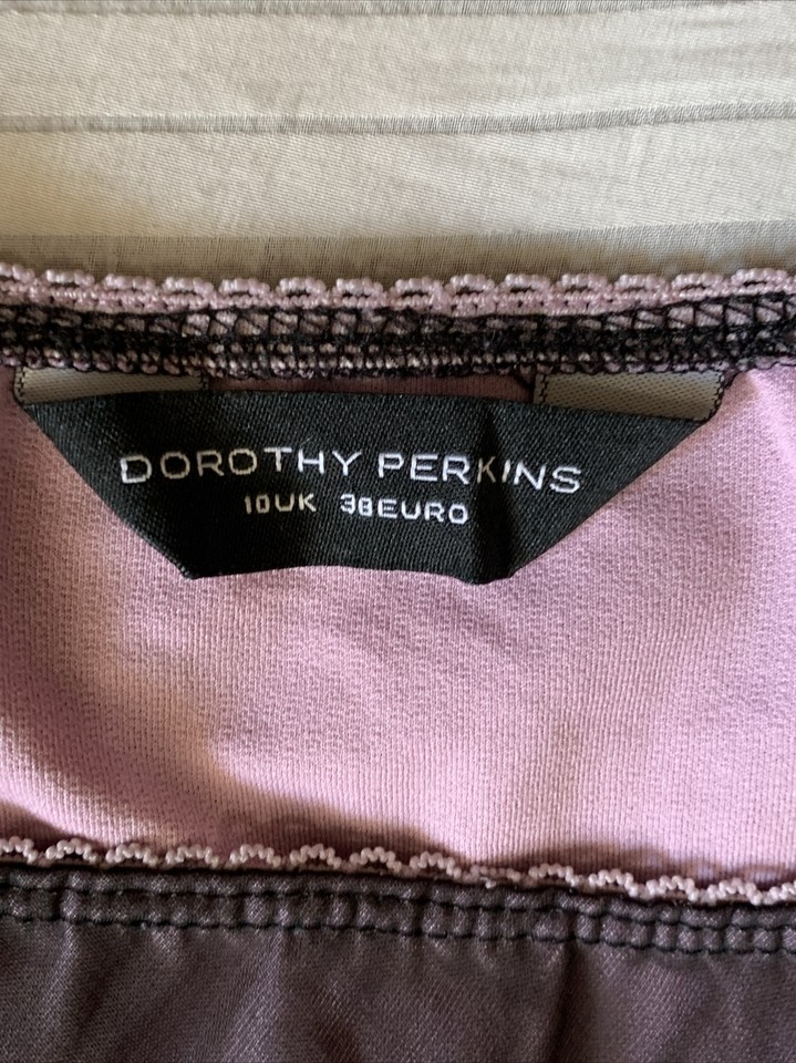 DOROTHY PERKINS size 10 Uk Lined Lace Top | eBay
