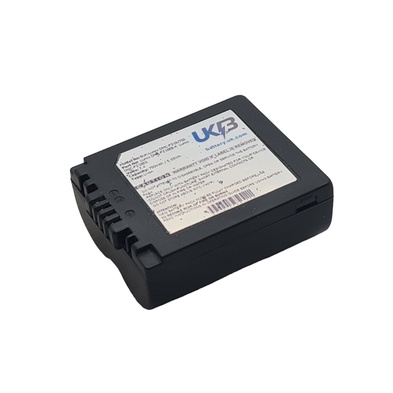 7.4V Battery For Panasonic Lumix DMC-FZ28, DMC-FZ30, DMC-FZ35, DMC-FZ50 ...