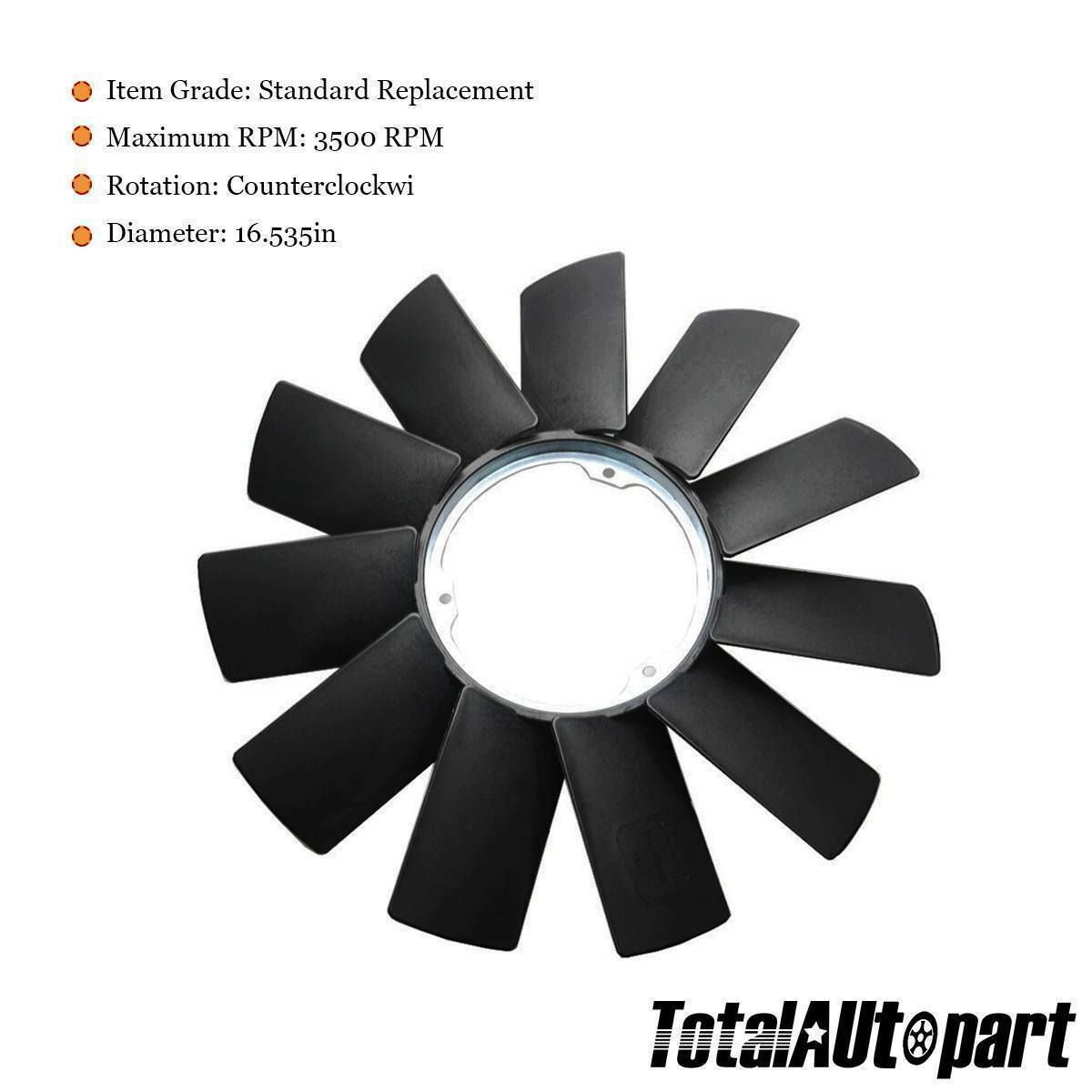 Engine Fan Blade & Fan Clutch Kit for BMW E46 E39 E53 E36 E34 323i 325i ...