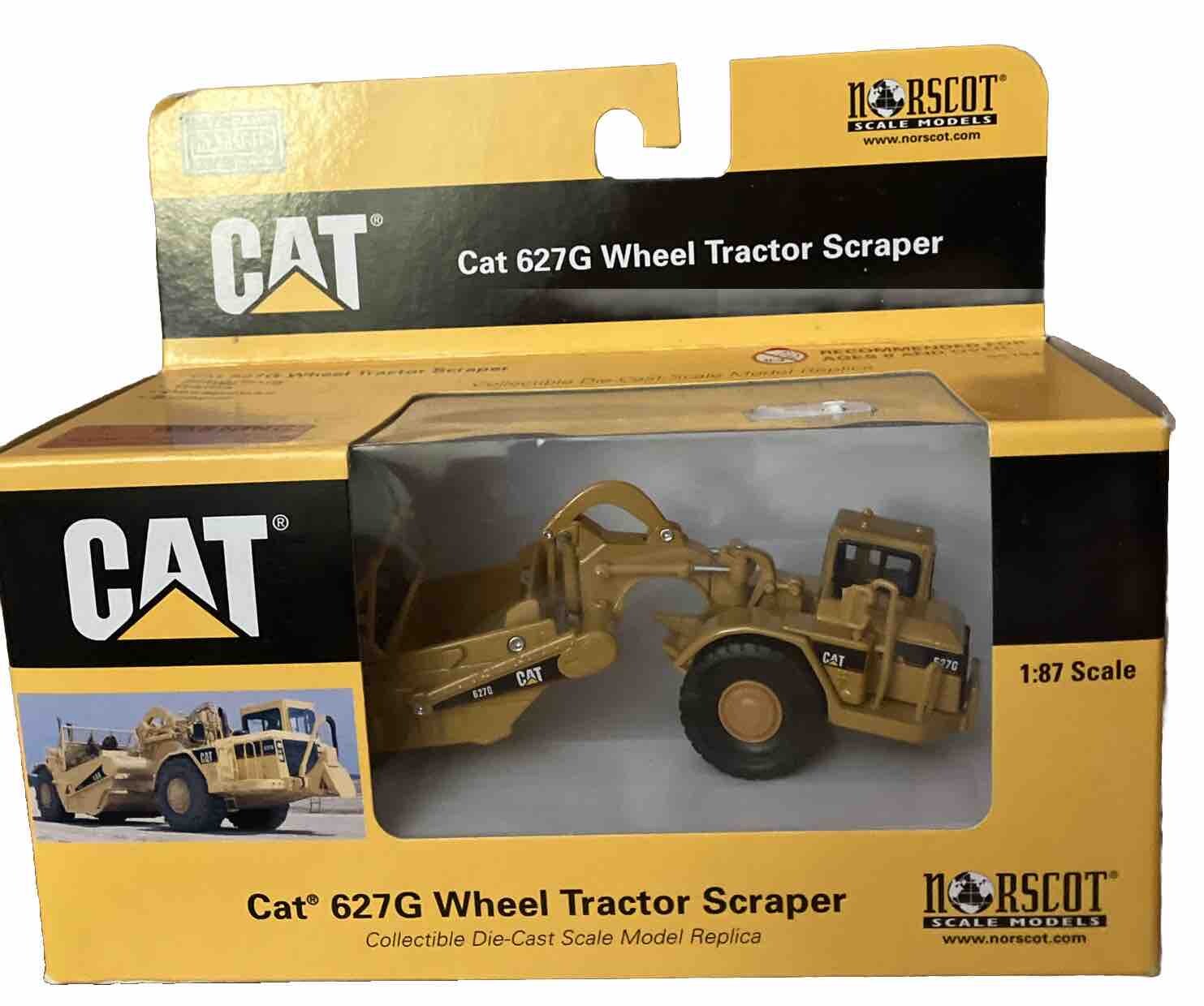 1:87 Scale Caterpillar 627G Wheel Tractor Scraper Diecast Model ...