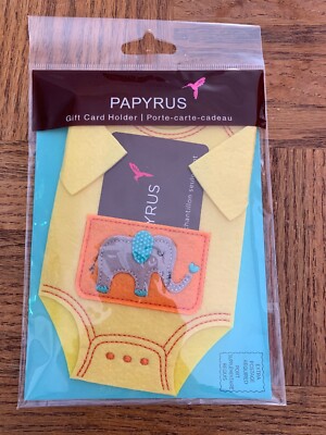Papyrus Elephant Gift Card Holder-Brand New-SHIPS N 24 HOURS | eBay