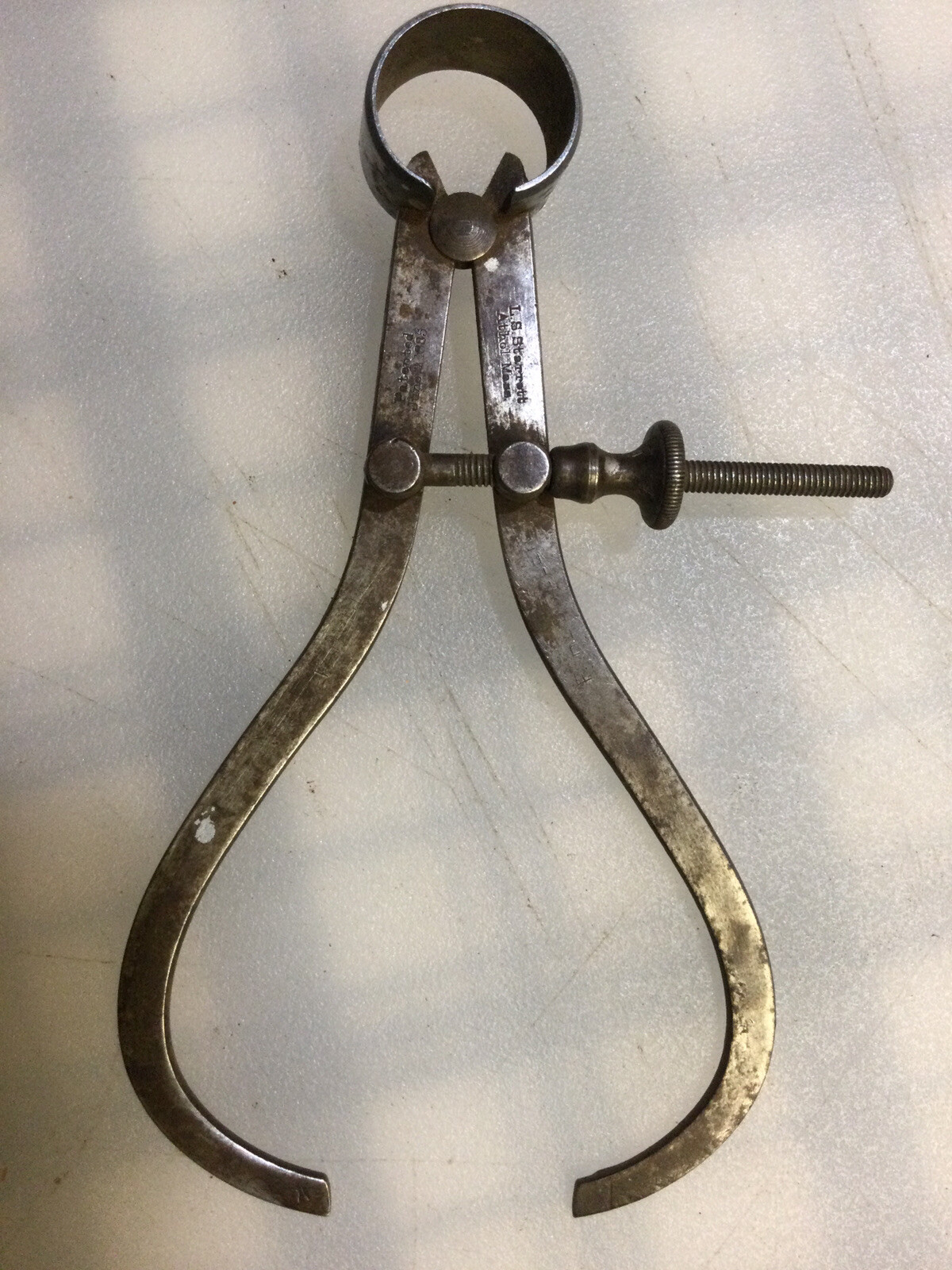 vintage L S Starrett caliper Athol Mass used | eBay