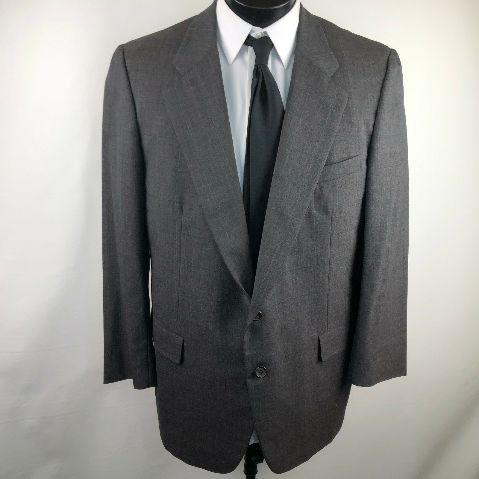 HICKEY FREEMAN Boardroom Jacket Suit Sport Coat Gray … - Gem
