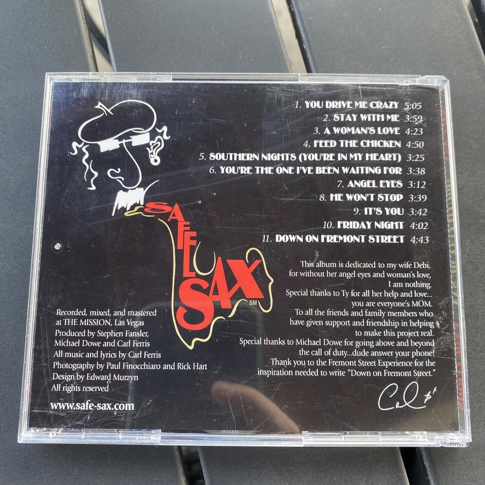 Carl “Safe Sax” Ferris - Mouth Full Of Sax (Audio CD) Autographed | eBay.de