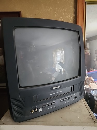 WF0213C Symphonic 13" CRT TV/VCR Combo VHS Player Gaming With Remote | eBay