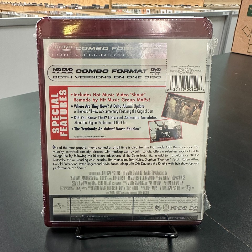 National Lampoons Animal House (HD-DVD, 2006, HD-DVD/DVD Hybrid ...