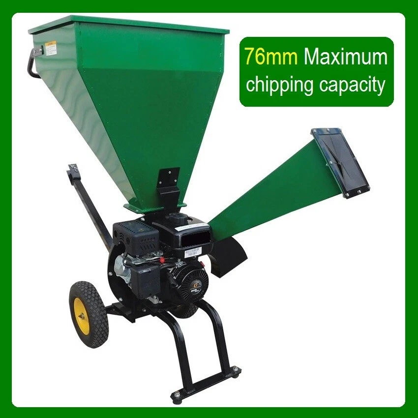 6 5hp Petrol Wood Chipper Timber Garden Shredder Mulcher | Fasci Garden