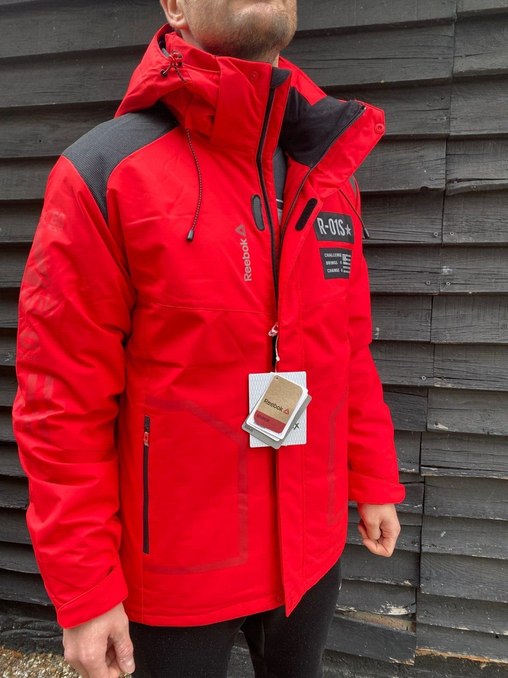 Reebok Men's One Series Siberian Down Winter Jacket / RRP £250 / Red ...