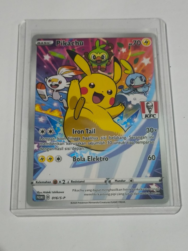 Pokemon Card Indonesia Version Promo KFC SET ALL 8 of 8 | eBay