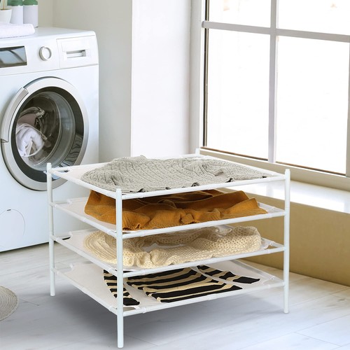 Sweater Drying Rack, 4-Pack Stackable Mesh Clothes Drying Rack, Laundry ...