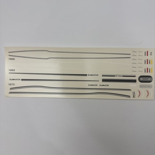 FRED CADY 49 1968 '69 '70 Mercury Cougar Eliminator 1:24 1:25 Scale ...