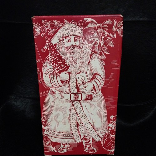 New Vintage Santa Avon Christmas with Santa Porcelain Doll Velvet in ...