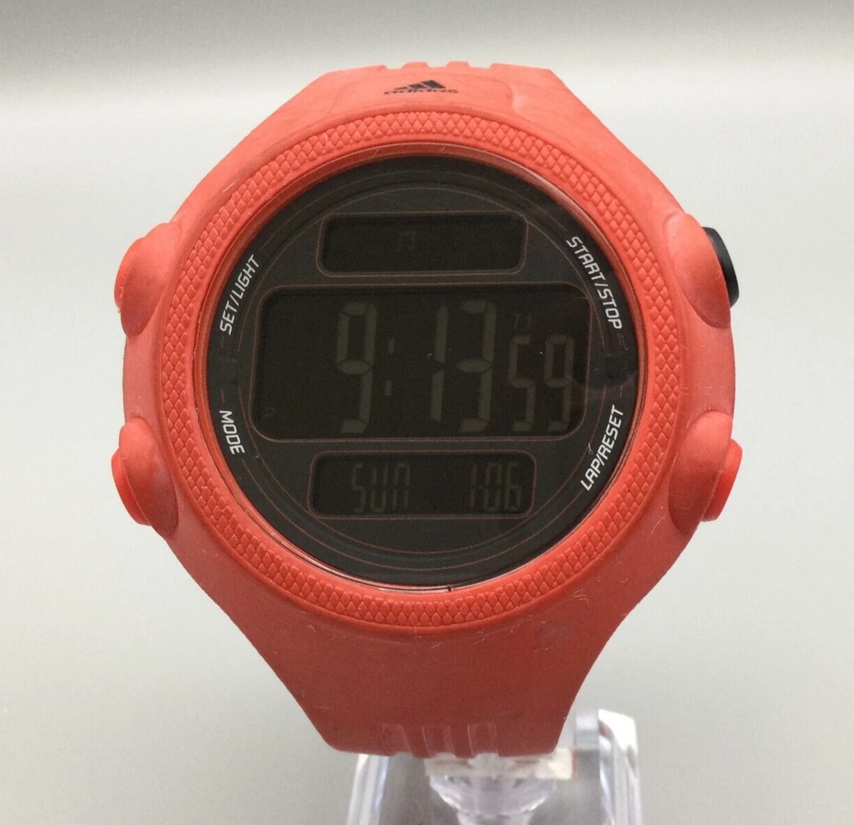 Adidas Watches Red And Black