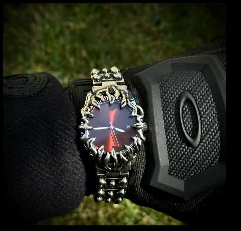 Alabaster Industries Watch- Silver Hawk In Red Jasper | eBay